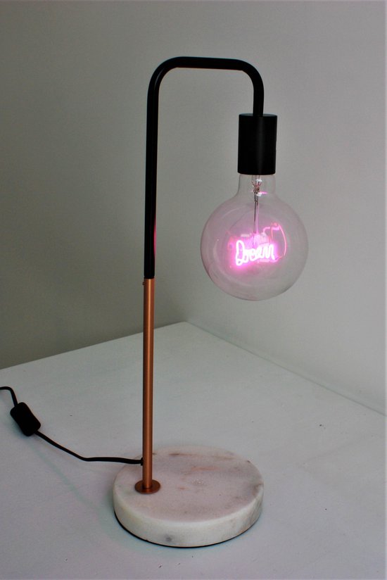 Steepletone staande lamp inclusief retro led lamp dream | bol.com