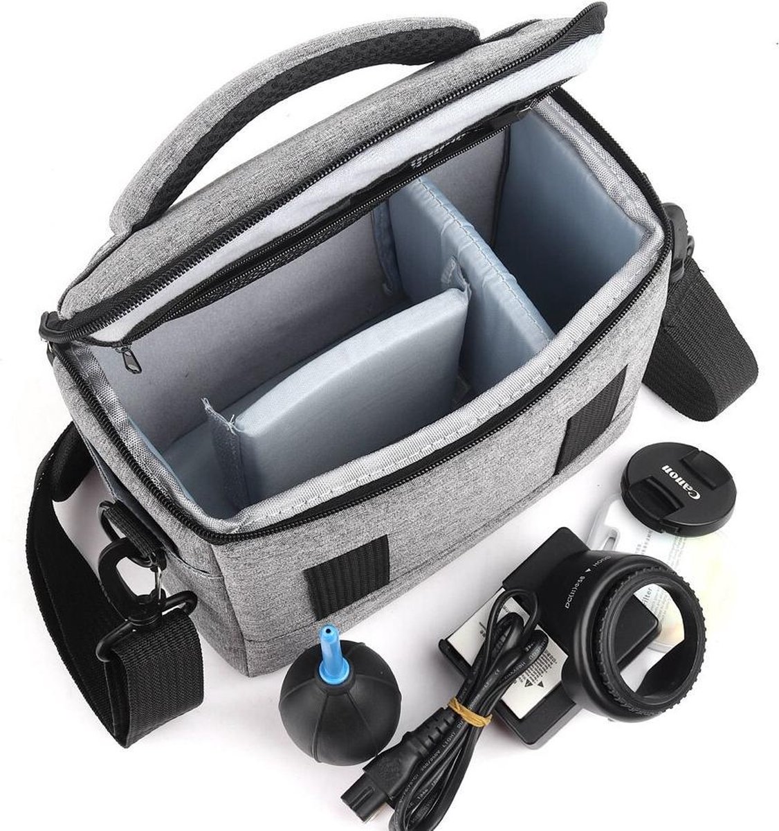 WiseGoods Universele Dslr Camera Tas - Foto Tas Spiegelreflex Tas ...