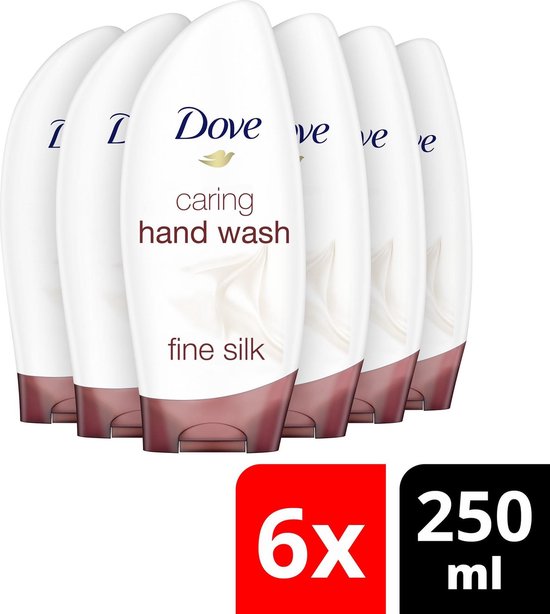 Dove Fine Silk Handzeep - 6 x 250 ml - Voordeelverpakking | bol.com
