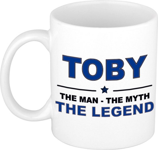 Cadeau nom Toby - L'homme, le mythe la légende tasse à café / tasse 300 ...