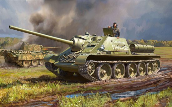 Zvezda - Su-85 Self Propelled Gun (8/19) * (Zve3690) - modelbouwsets,... | bol
