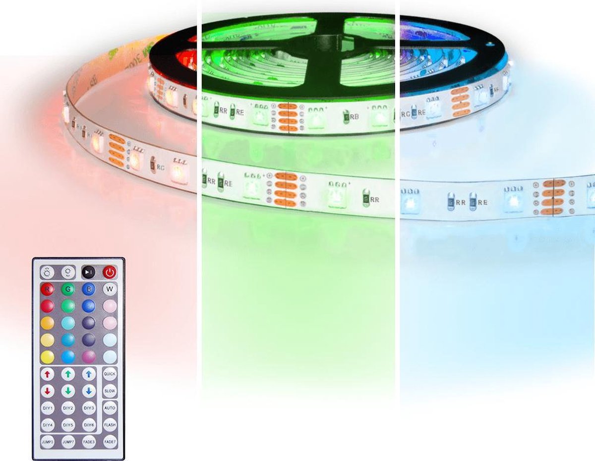 Led strip 4 meter RGB Premium 240 Leds- Complete set | bol.com