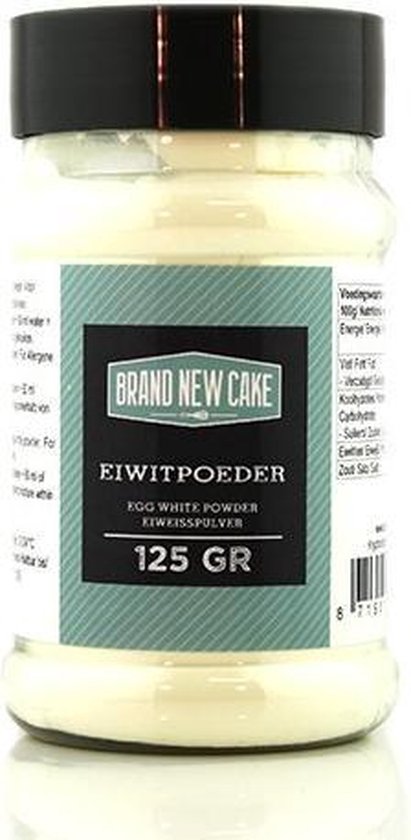 BrandNewCake® Eiwitpoeder 125gr - Eiwitpoeder Bakken - Rauw Eiwit ...