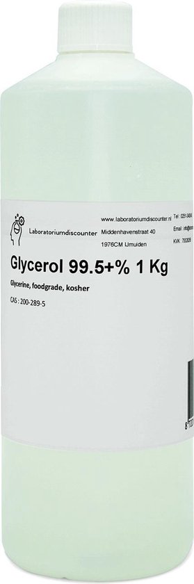 Glycerol, Glycerine 99.5% 1 L | bol