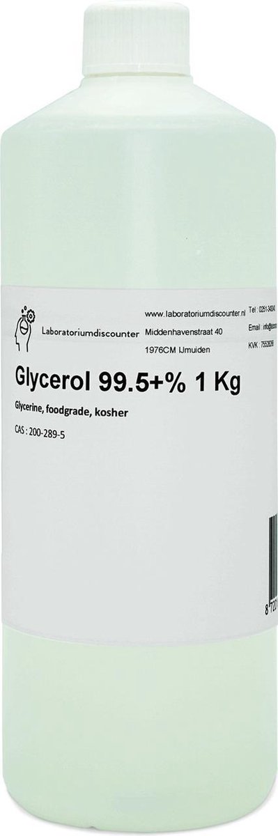 Glycerol, Glycerine 99.5% 1 L | bol.com