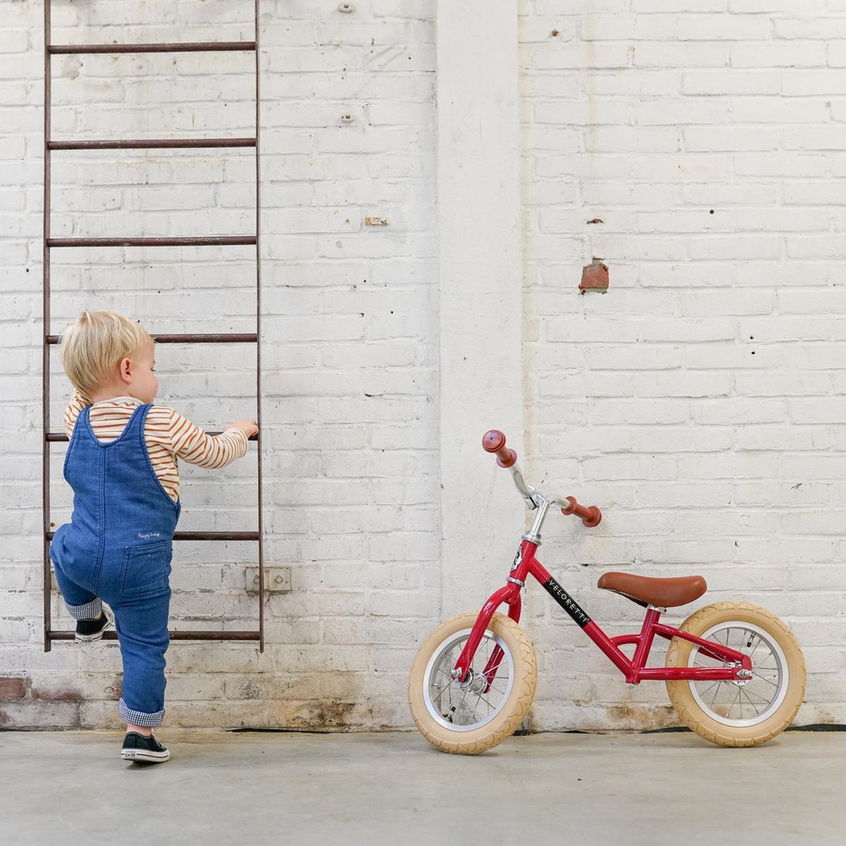 Veloretti Mini loopfiets - 12 inch - (licht) Blauw | bol.com