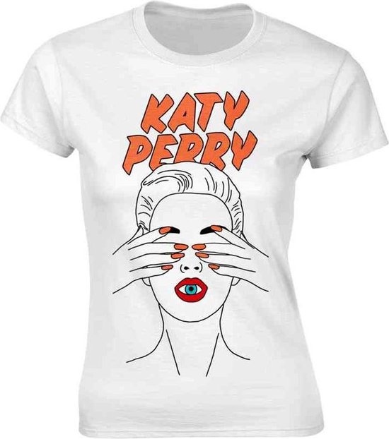 Katy Perry Dames Tshirt -S- Illustrated Eye Wit | bol