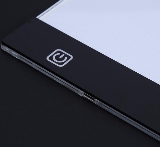 A4 LED Lightpad Diamond Painting inclusief USB kabel, USB adapter, 2 ...