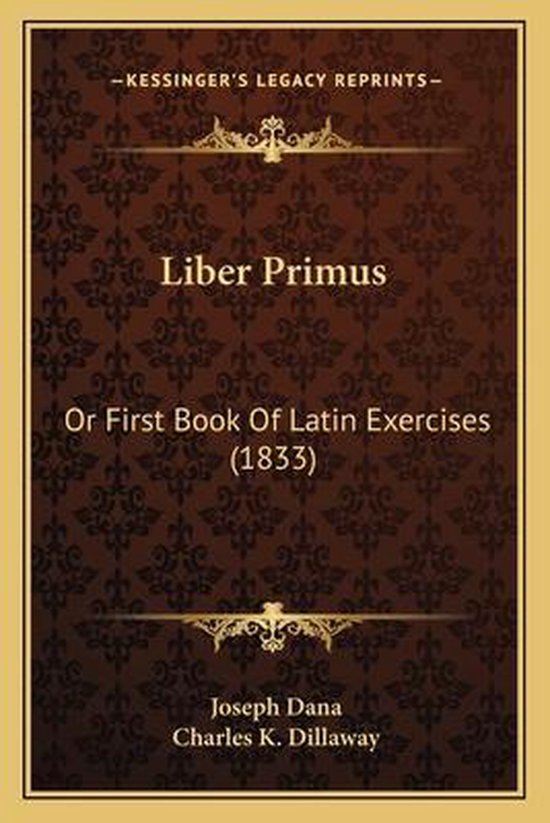 Liber Primus, Joseph Dana | 9781164891253 | Boeken | bol