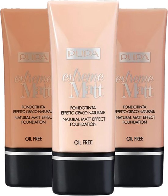 Pupa Milano - Extreme Matt Effect - Foundation - 040 Medium Beige | bol