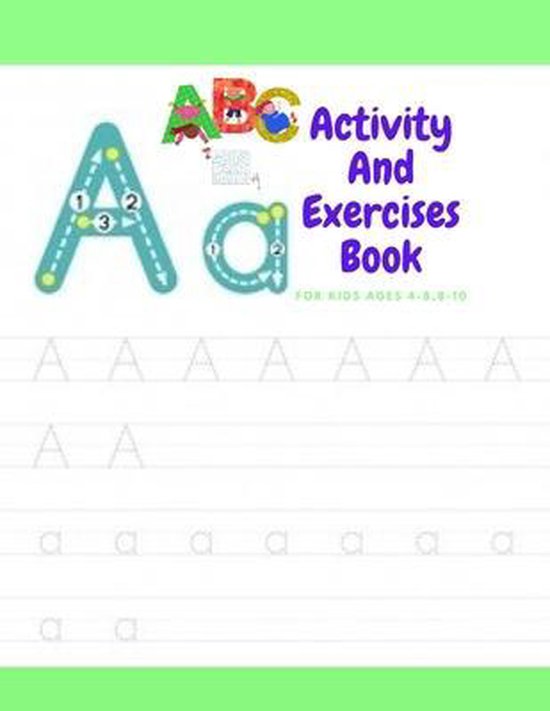 Activity And Exercises Book For Kids Ages 4-8,8-10, Activity Book ...