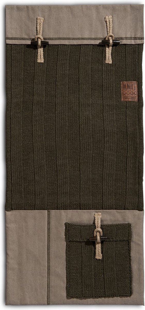 Knit Factory 6x6 Rib Pocket - Groen | bol.com