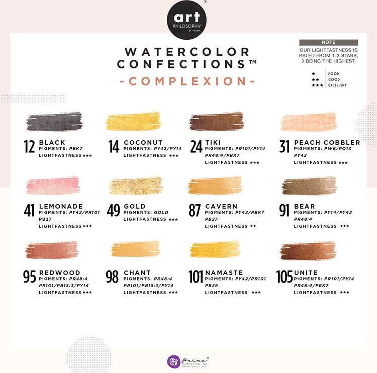 Prima Marketing - Watercolor Confections - Complexion - set van 12 ...