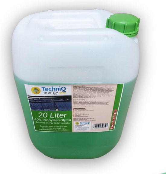 20 liter propyleen glycol solar vloeistof | bol