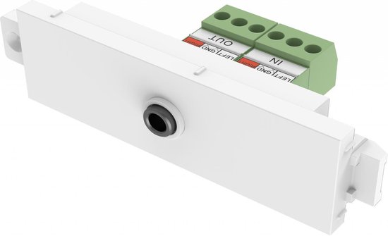 VISION Techconnect Modular AV Faceplate - LIFETIME WARRANTY - 3.5 mm ...