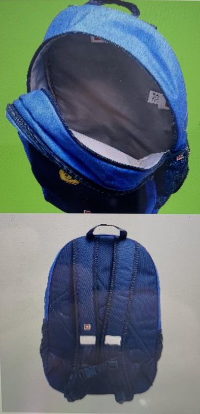 Lego Extended Backpack Faces Blue | bol.com