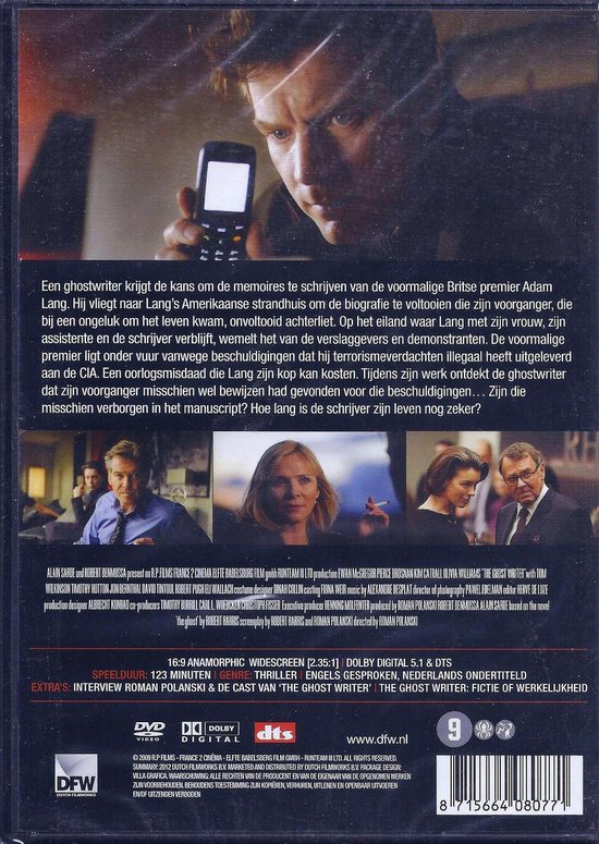 The Ghost Writer (Dvd), Kim Cattrall | Dvd's | bol