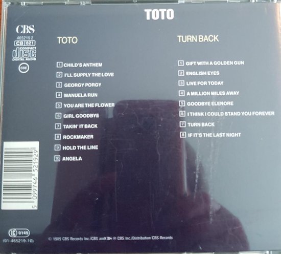 TOTO - Toto & Turn Back, Toto | CD (album) | Muziek | bol