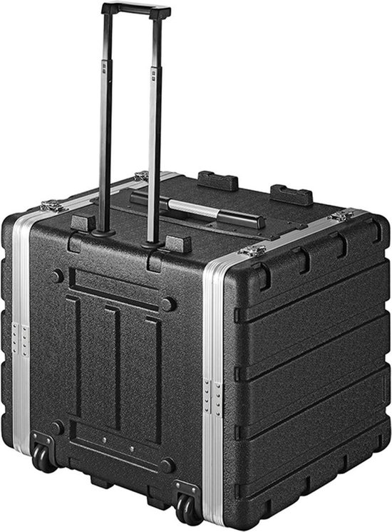 bol.com | Proplus Flightcase Trolley 19 Inch Abs 42 Cm 10u Zwart