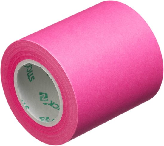 Stick'n Roll note - 50mmx10m - Navulling - Neon roze - Sticky notes ...