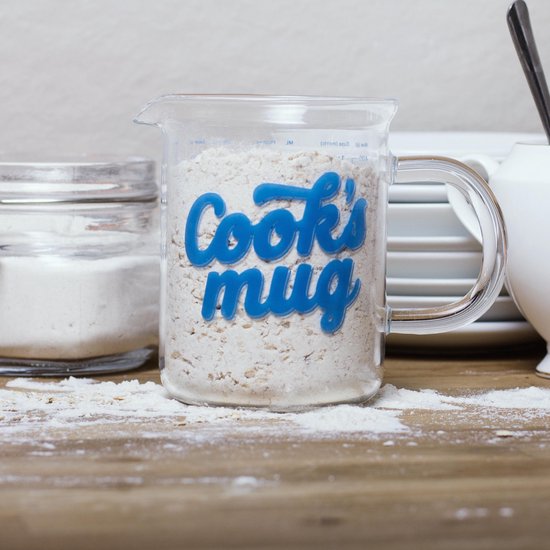 meetmok Cook's Mug 500 ml glas 49 cm transparant | bol.com