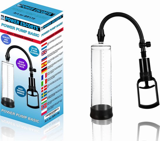 Power escorts - BR170 - Powerpump basic - Handgrip - Penis Pomp - Penis Pump Basic -... | bol.com