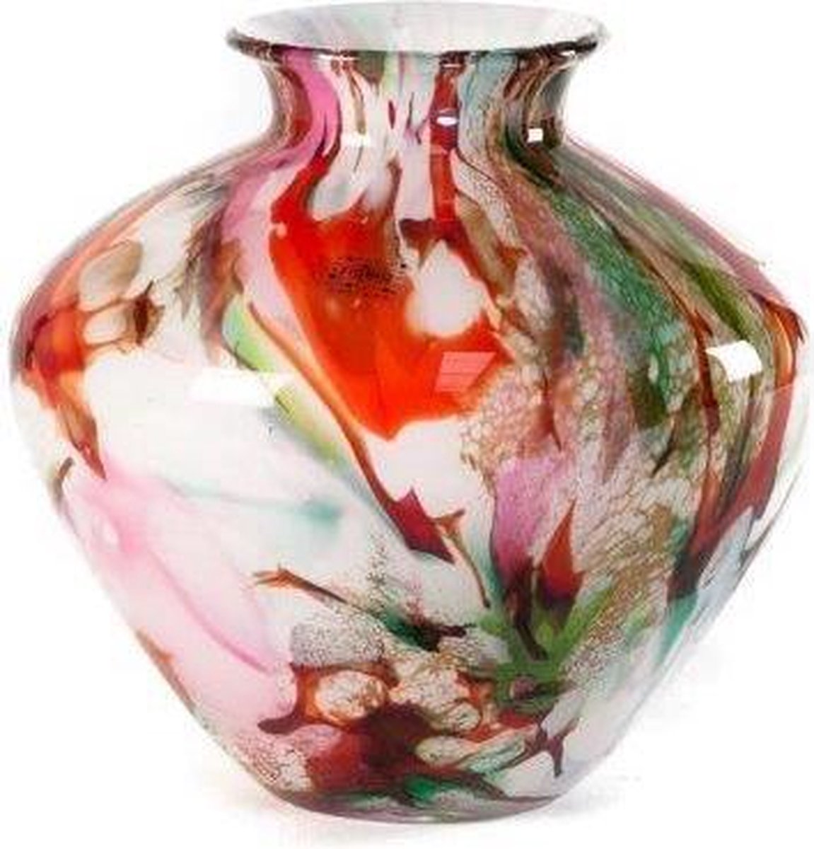 Design vaas Belly - Fidrio MIXED COLOURS - glas, mondgeblazen ...