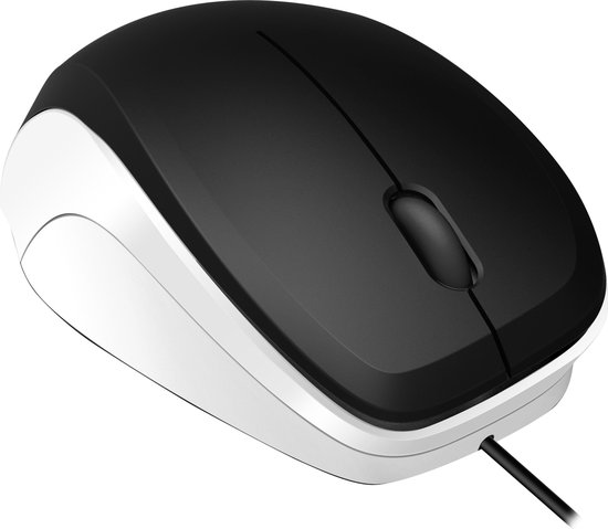 Speedlink LEDGY Silent USB Mouse - Zwart / Wit | bol.com