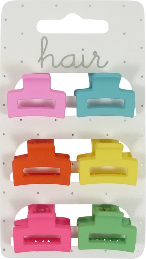 Haarklem - Kappersklem - Open Rechthoek 2.5cm - Mat Finish - Bright ...