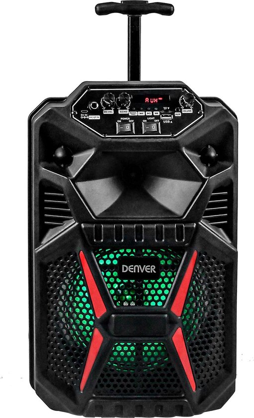 Denver - Karaoke Set Incl. Microfoon & AUX Kabel - Bluetooth Speaker ...