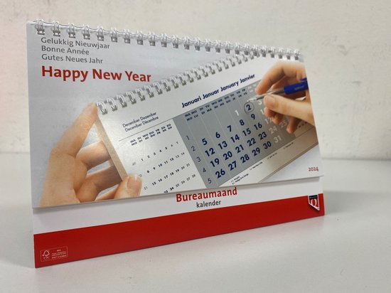 Bureaumaandkalender 2024 Quantore | bol