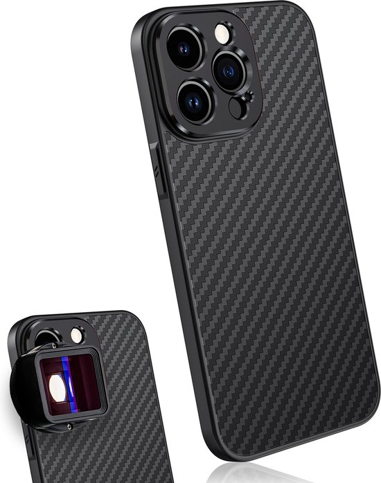 MOJOGEAR 17mm lens case voor iPhone 15 Pro — Schroefdraad voor ...