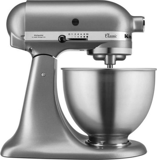 KitchenAid Classic 5K45SSESL - Keukenmachine - 275 W - zilver | bol