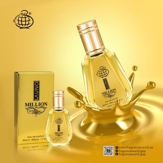 LA UNO MILLION 50ML - FRAGRANCE WORLD EAU DE PARFUM | bol