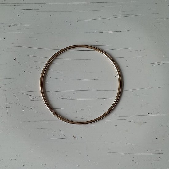 Metalen handvatten voor tas- Goud -Rond -Φ 15cm-per paar-haken-macramé ...