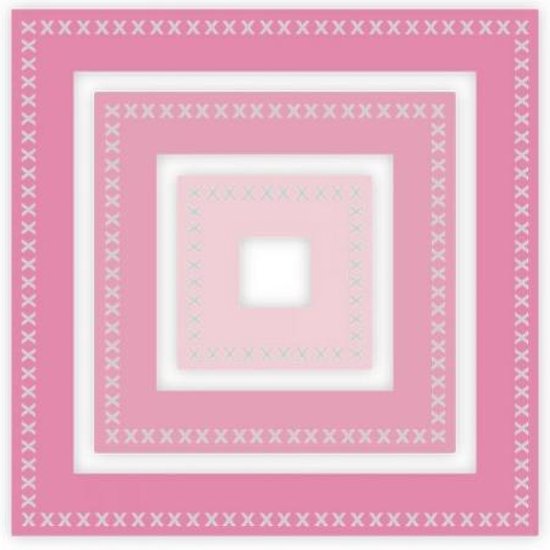 Gemini - Elements - Nesting Frame snijmal - Cross Stitch Square Frames | bol