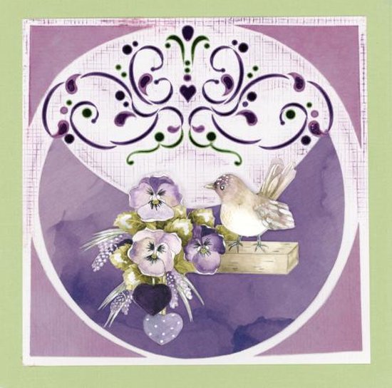 3D Push Out - Precious Marieke - Purple Passion - Purple Violets | bol