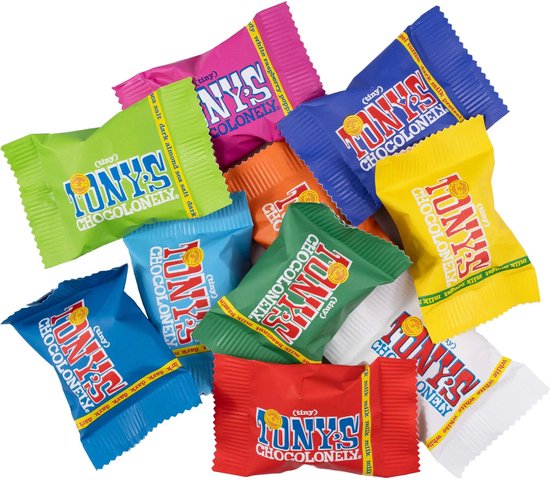 Tony's Chocolonely Mini's (5 Stuks) - Inclusief Verzendkosten | bol