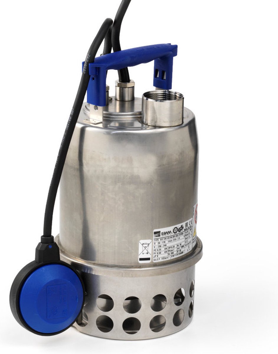 Ebara Best One FOX A - Dompelpomp - RVS - met standaard vlotter (Max ...