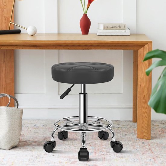 Draaibare Kruk - Rolling stool Rocking chair Work stool with adjustable ...