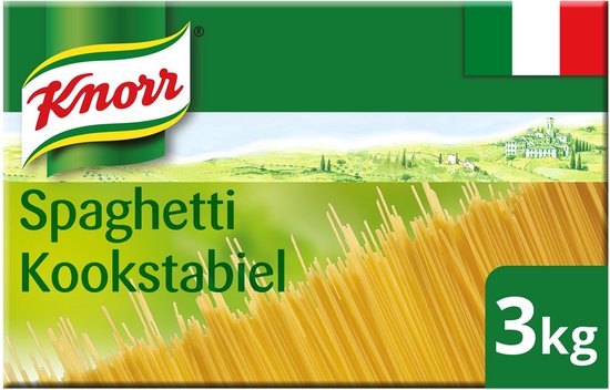 Knorr Spaghetti kookstabiel 4 zakken x 3 kilo | bol