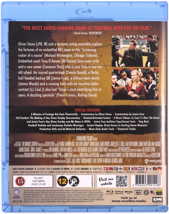 Any Given Sunday [Blu-Ray] (Blu-ray), Cameron Diaz | Dvd's | bol
