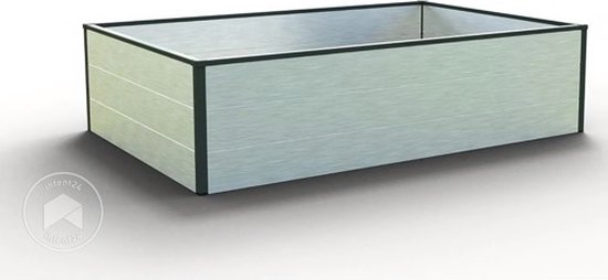 150 x 99 x 39 cm Moestuinbak Halfsize, Aluminium (geanodiseerd) | bol