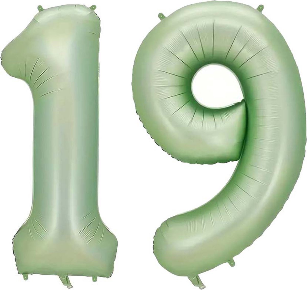 Cijfer Ballonnen Ballon Cijfer 19 Verjaardag Versiering Feest Helium ...