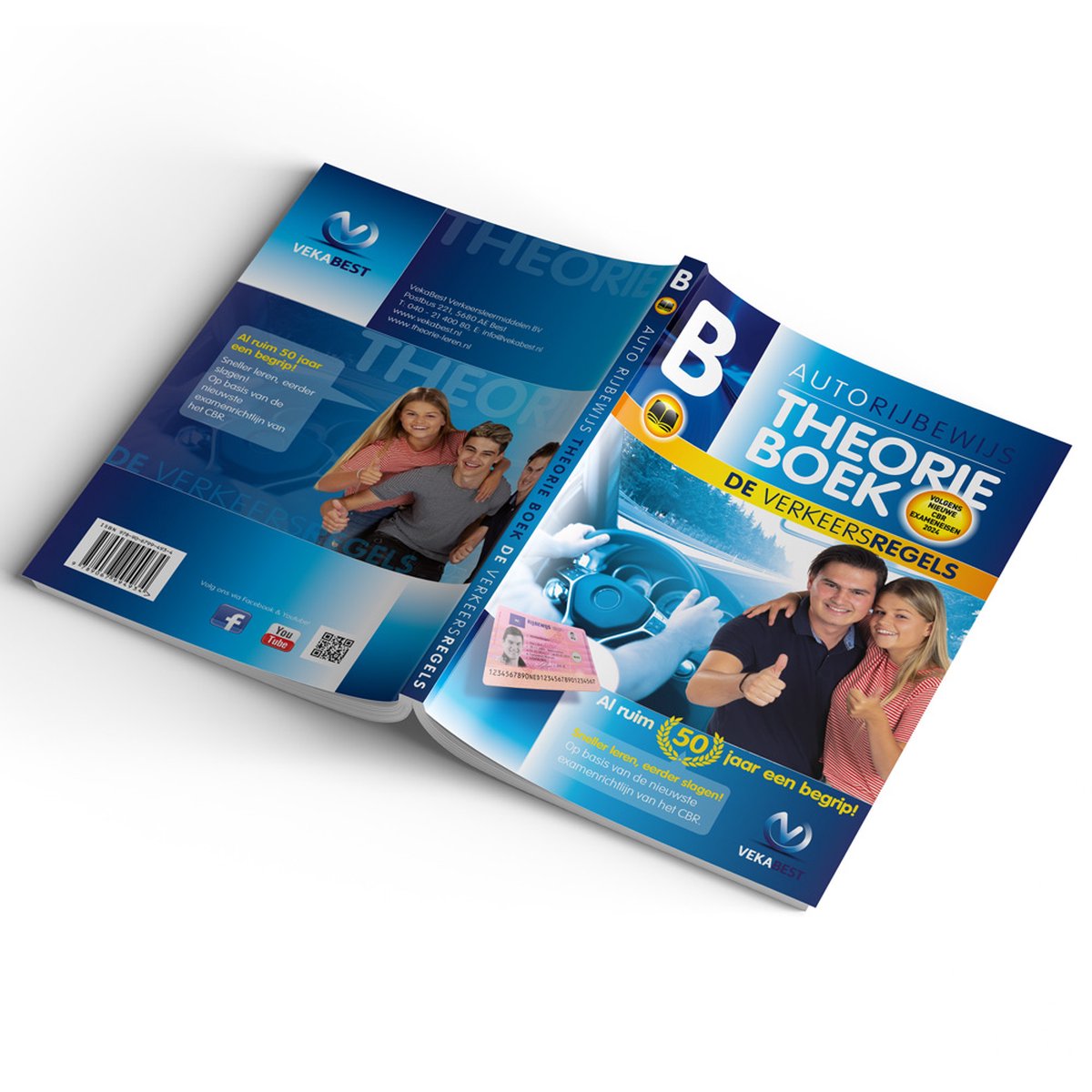Auto Theorieboek 2024 Rijbewijs B - CBR Auto Theorie Boek - VekaBest ...