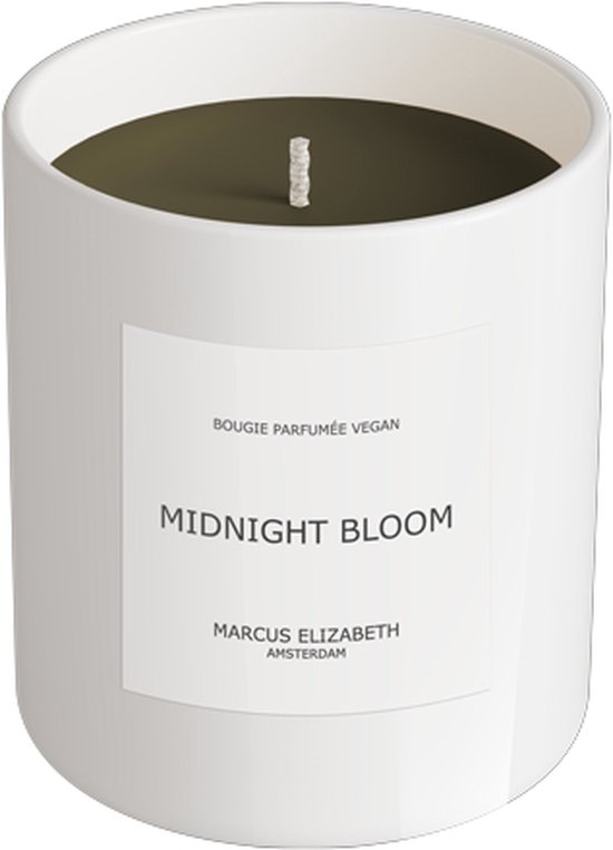Marcus Elizabeth - Midnight Bloom - 220 Gram - Geurkaars - Handgemaakt ...