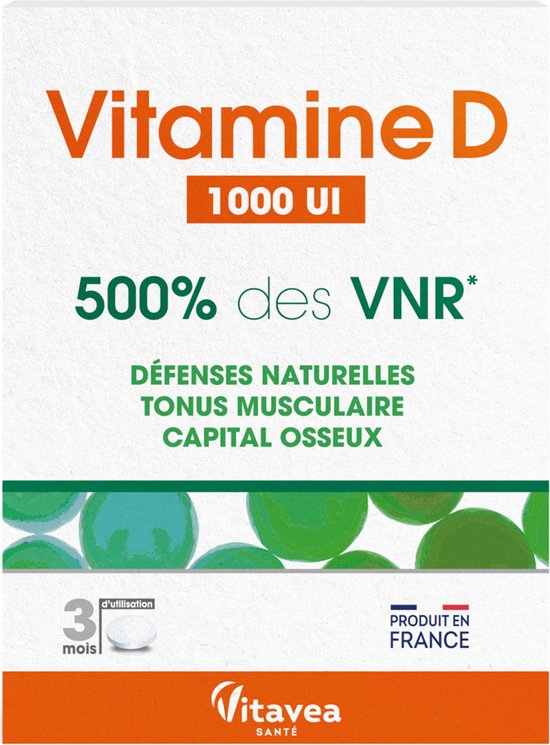 Vitavea Vitamine D 1000 IE 90 Tabletten | bol