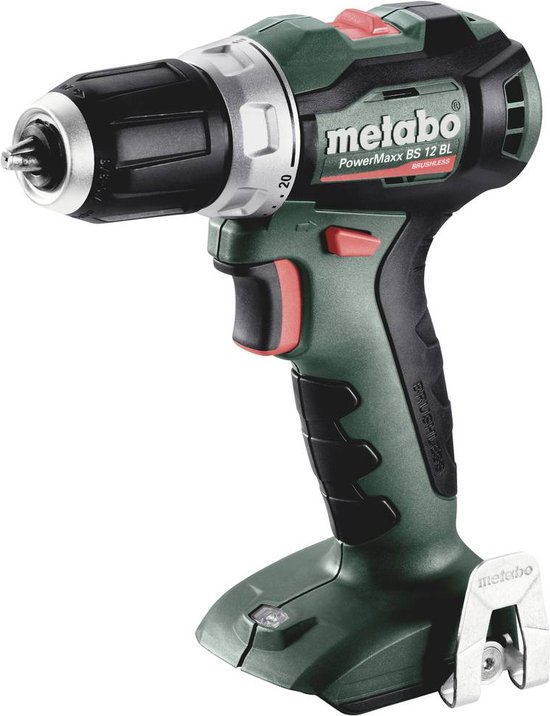 Metabo - PowerMaxx BS 12 BL - Accu-schroefboormachine - 12V - Brushless ...