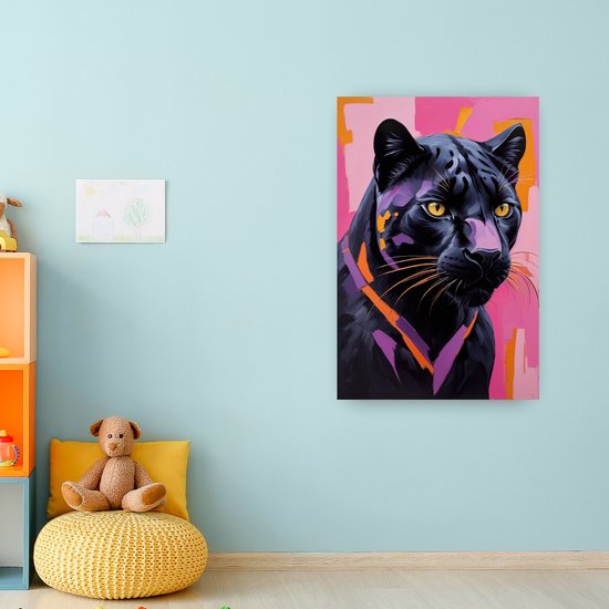 Zwarte panter poster - Kinderkamer poster - Poster panter ...