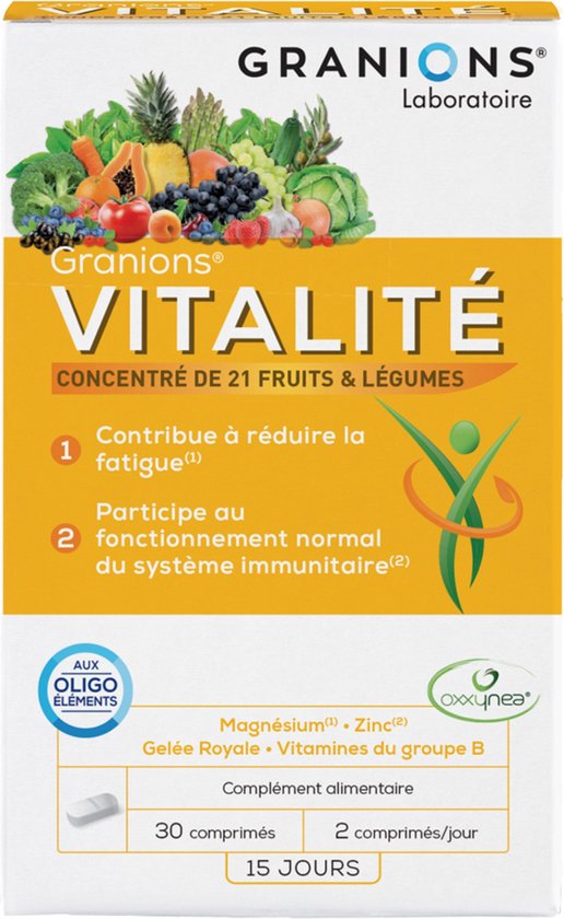 Granions Vitaliteit 30 Tabletten | bol